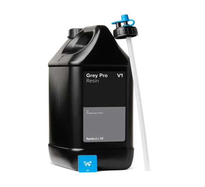 Formlabs Grey Pro Resin (Form 3) 5L - use with Resin Pump - Additive-X