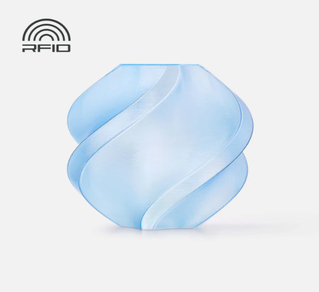 Bambu Lab PETG Translucent Filament - Light Blue (With Spool) - Additive-X