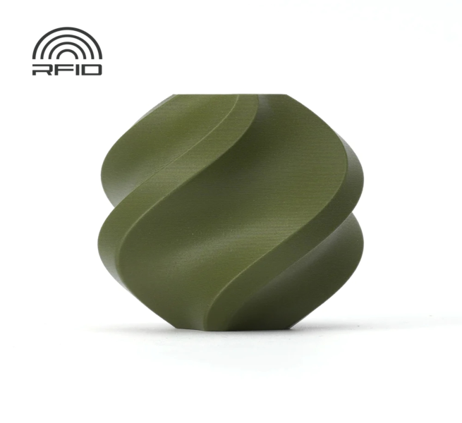 Bambu Lab PLA Matte Filament - Dark Green (With Spool) - Additive-X